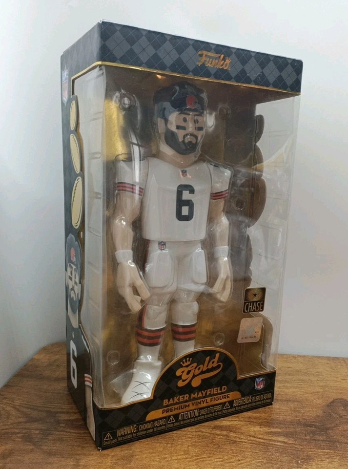 Funko Gold 5" - NFL: Baker Mayfield (Away Uniform) [CHASE] Premium ...