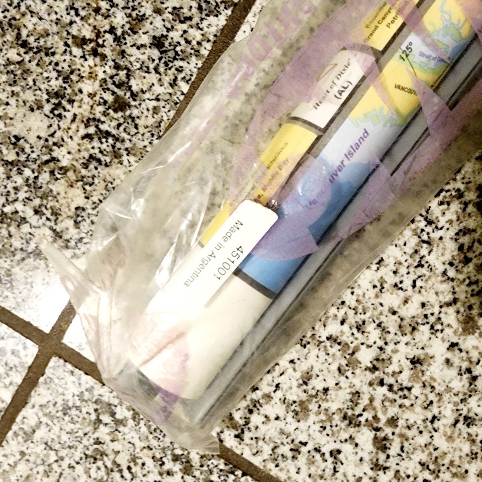 Teacher Classroom Roll Map 37x50 United States Double Sided Laminated ...