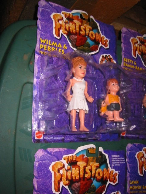 6 MATTEL Flintstones Movie Action Figures EVIL CLIFF VANDERCAVE 1993 ...