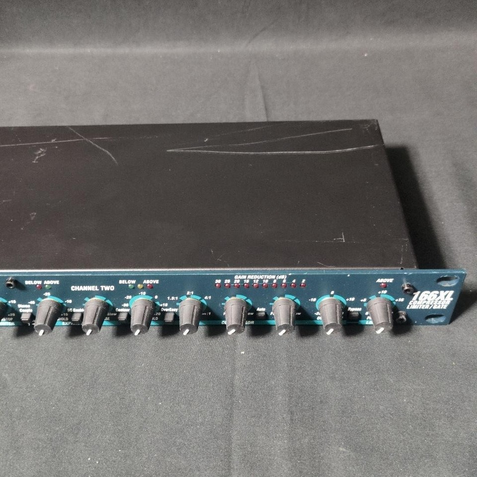 DBX 166XL Compressor Limiter Gate Pro Audio Equipment Good | eBay