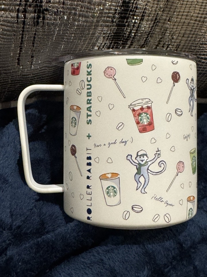 New MiiR Starbucks X Roller Rabbit 12oz Stainless Steel Mug Tumbler ...
