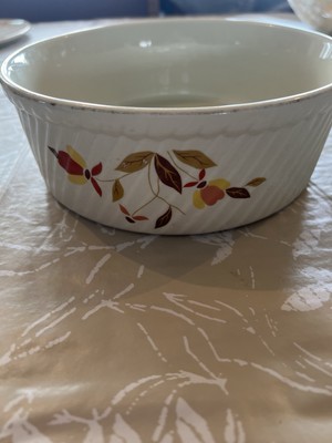 VTG Hall Autumn Leaf Superior Quality Dinnerware Ribbed Design 8 ...