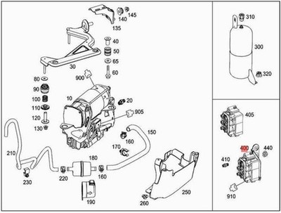 Genuine MERCEDES C218 S212 W212 X218 CLS Shooting Brake Valve unit ...