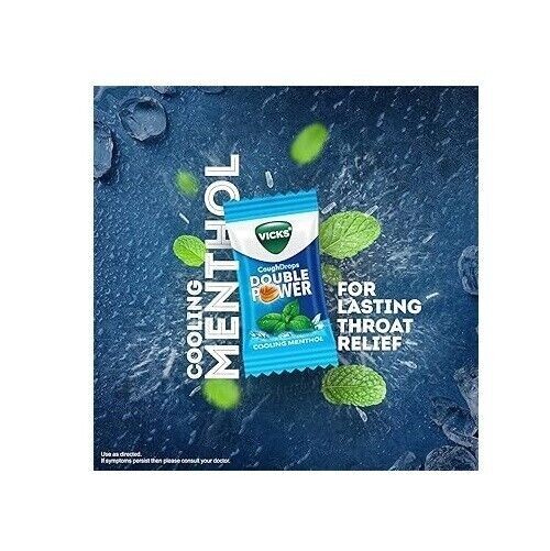 Vicks Cough Drops Candy 50 Pieces Pouch - Menthol Flavor for Throat ...