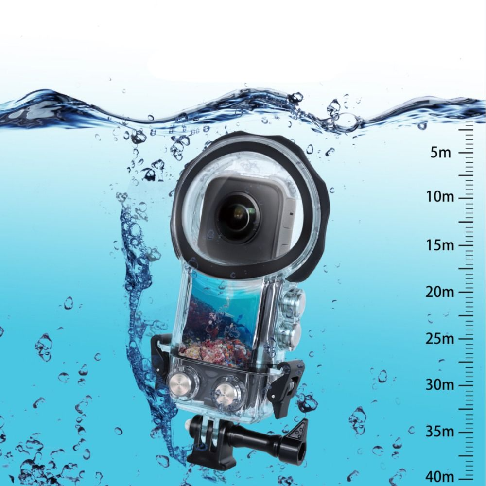 Panoramic Action Camera Protective Diving Shell Waterproof Case For ...