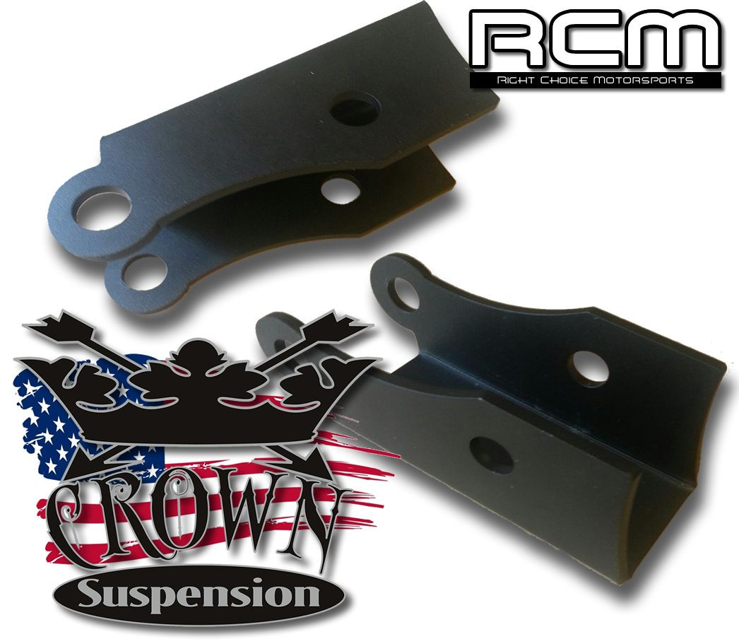 Crown Suspension Rear Shock Relocators for Lowering Drop Kit Fits 1973 ...