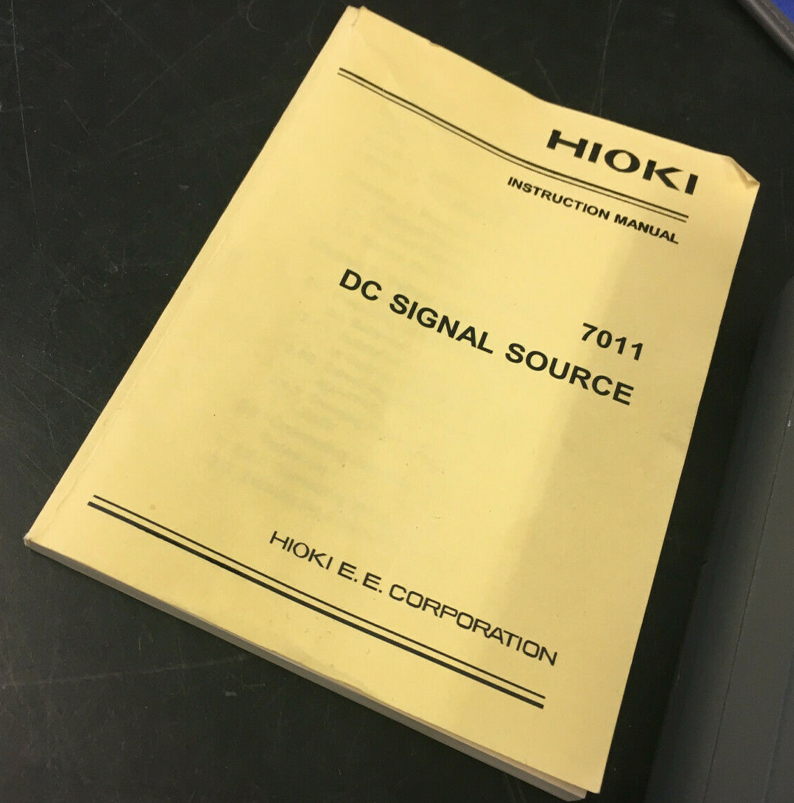 Hioki 7011 DC Signal Source | eBay