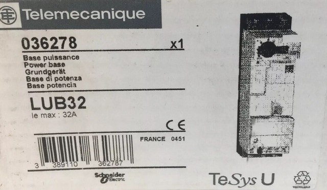 Power Base Lub32 TeSys 036278 Schneider Electric for sale online | eBay