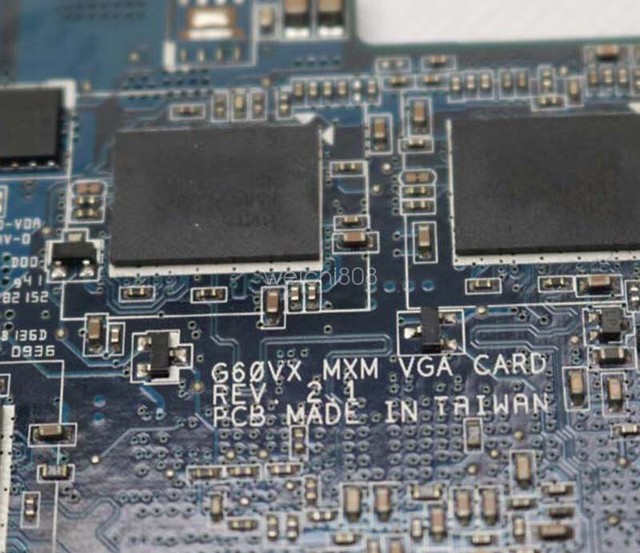 Asus G51V G51VX G60VX Nvidia GTX 260M 1GB GDDR3 Video Card 60-NV3VG1000 ...