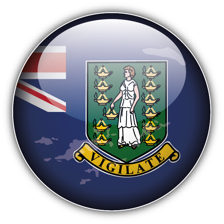 Virgin Islands Map Flag Glossy Label Car Bumper Sticker Decal 5'' x 5 ...