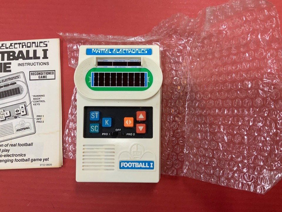 Vintage Mattel Electronics Football Handheld Game | eBay