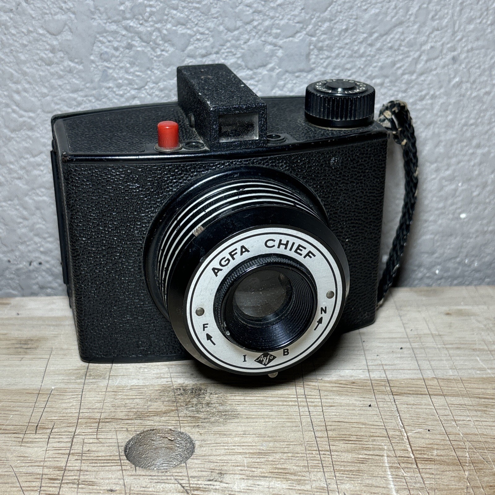 Vintage Agfa Ansco Chief Box Camera Black Retro Prop 1947 PB2O FILM ...