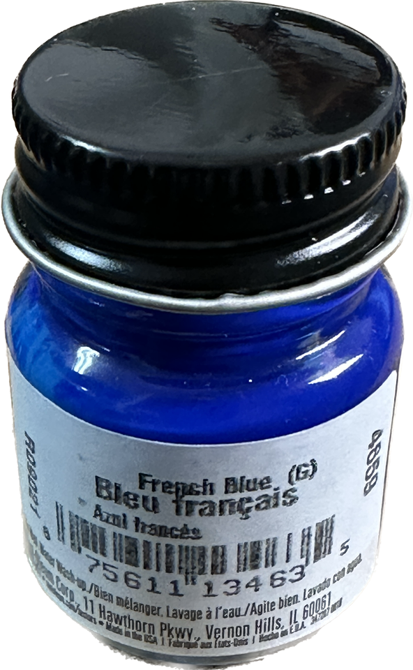 MODEL MASTER ACRYLIC ENAMEL MODEL PAINT - 1/2 oz OUNCE - FRENCH BLUE ...