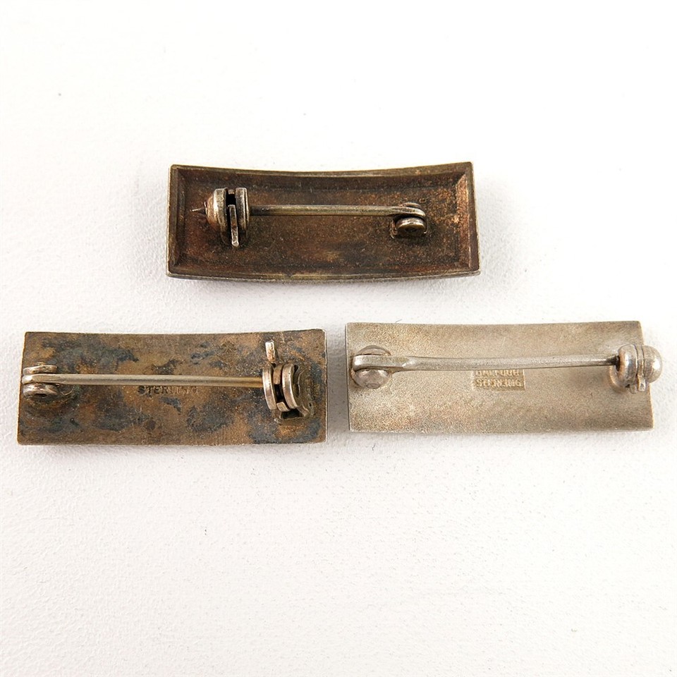 Lot of 3 WWII Sterling Silver US Army Lieutenant Bar Pins | eBay