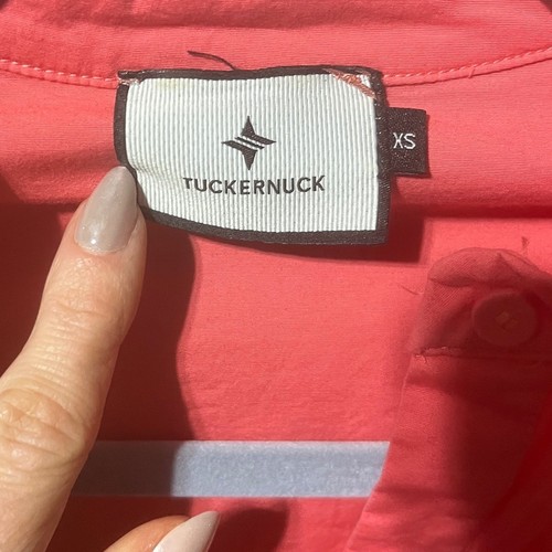 Tuckernuck Royal Shirt Dress Poppy Pink XS Cotton | eBay UK