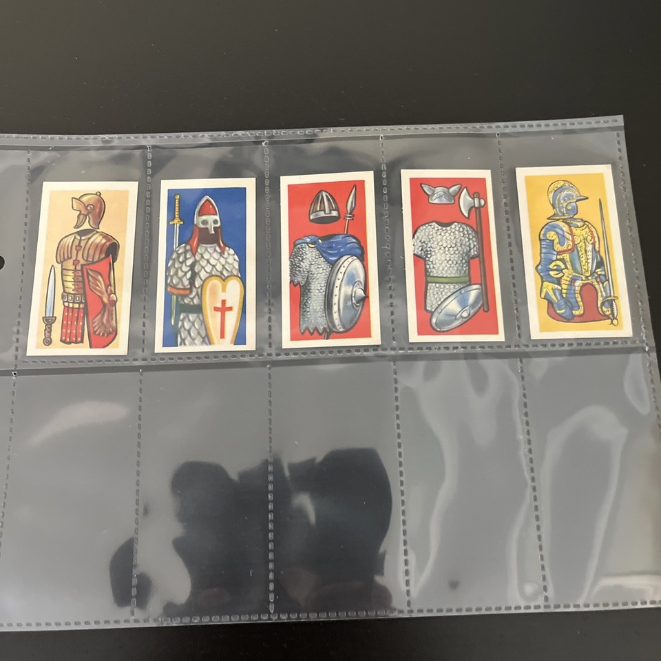 Cadets Sweets Arms & Armour Set Of 25 Cards | eBay UK