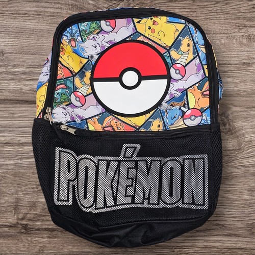 Pokemon Pokeball Backpack Unisex Book Bag For Kids 16x12x4 NWOT | eBay