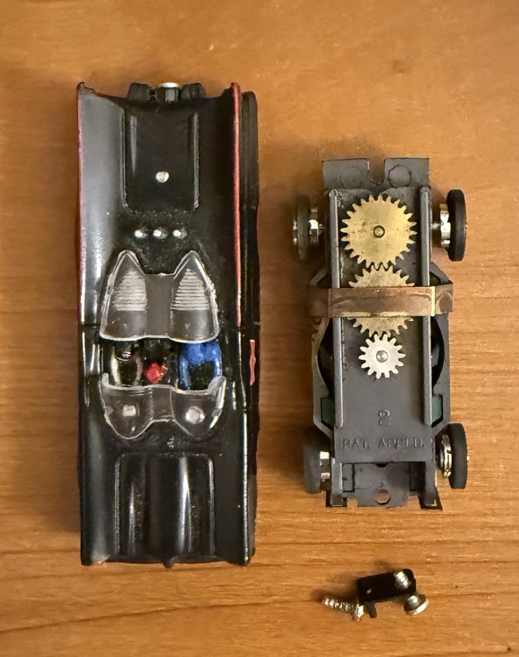 Rare RRR Road Race Replicas H.O. Batmobile w/Batman & Robin Aurora T ...