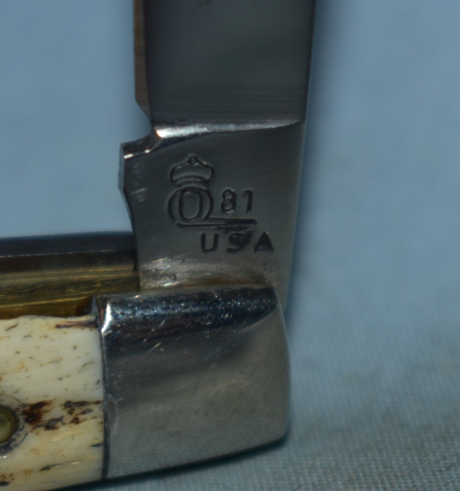 RARE VINTAGE QUEEN BONE JACK KNIFE USA 81 "NEAR MINT! NO CASE /BOX | eBay