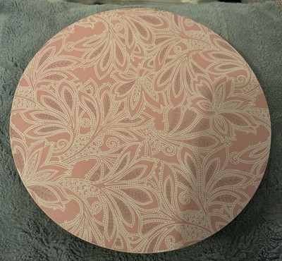 Denby Monsoon Chantilly Pink X4 Round Cork Placemats (2nd set available ...