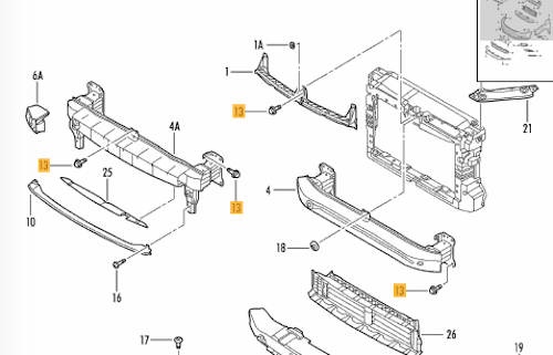 N90993603 VOLKSWAGEN GENUINE OEM AIR DEFLECTOR SPOILER BOLT BUMPER ...