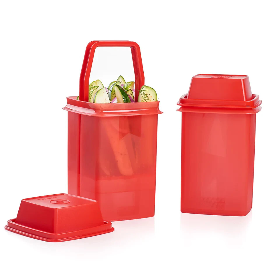 NEW TUPPERWARE PICK-A-DELI CONTAINER SMALL 4.5 cup Strainer Lift ...