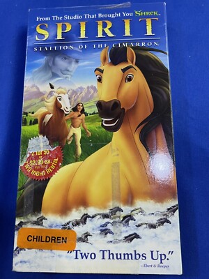 DreamWorks Spirit Stallion of the Cimarron VHS 2002 Horse Home Movie ...