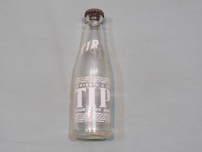 Vintage TIP Soda Bottle 6oz with Cap 1944-45 | eBay