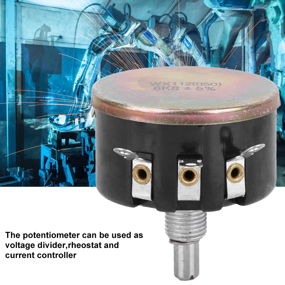 WX112 050 6.8K 5W Single Turn Screw Thread Rotation Wire Wound ...