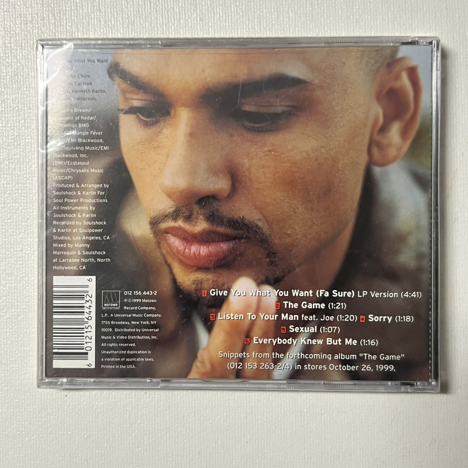 Give You What You Want (Fa Sure) [CD Single] [Single] by Chico DeBarge ...