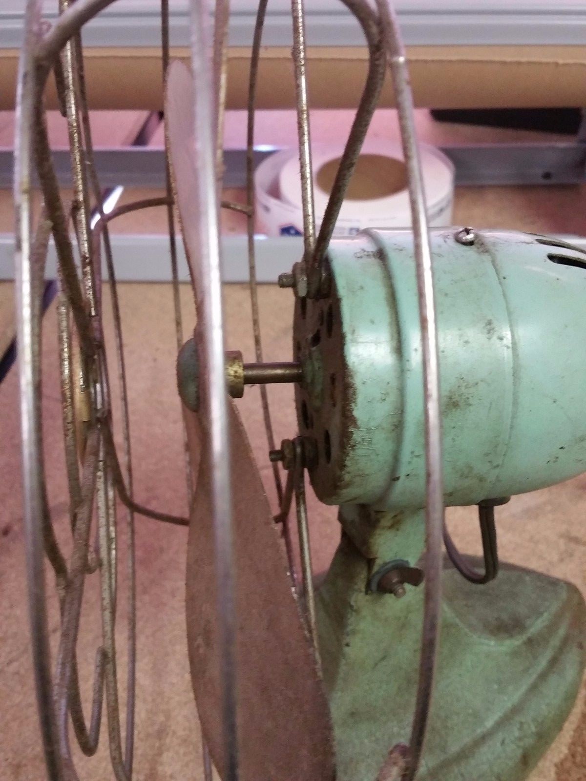 Working - Bersted Mfg. Eskimo Oscillating Fan #1005R Cob Web 12 ...