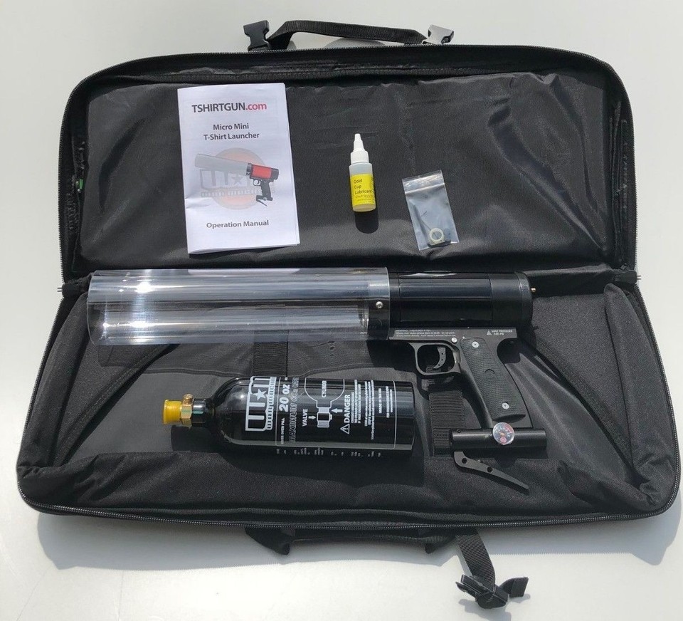 TSHIRTGUN , TSHIRT LAUCHER T SHIRT GUN PROMOTIONAL LAUNCHER , BLACK | eBay