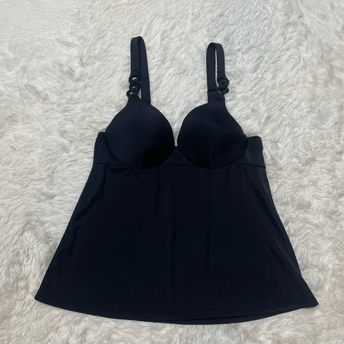 Spanx Tank Top Bra Black Shapewear Cami Smoothing Slimming Stretch Sz ...
