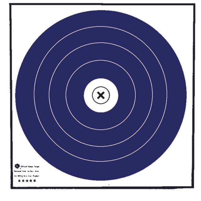 Maple Leaf Target Face NFAA Indoor Blue White 40 Cm 100 Pack for sale online | eBay