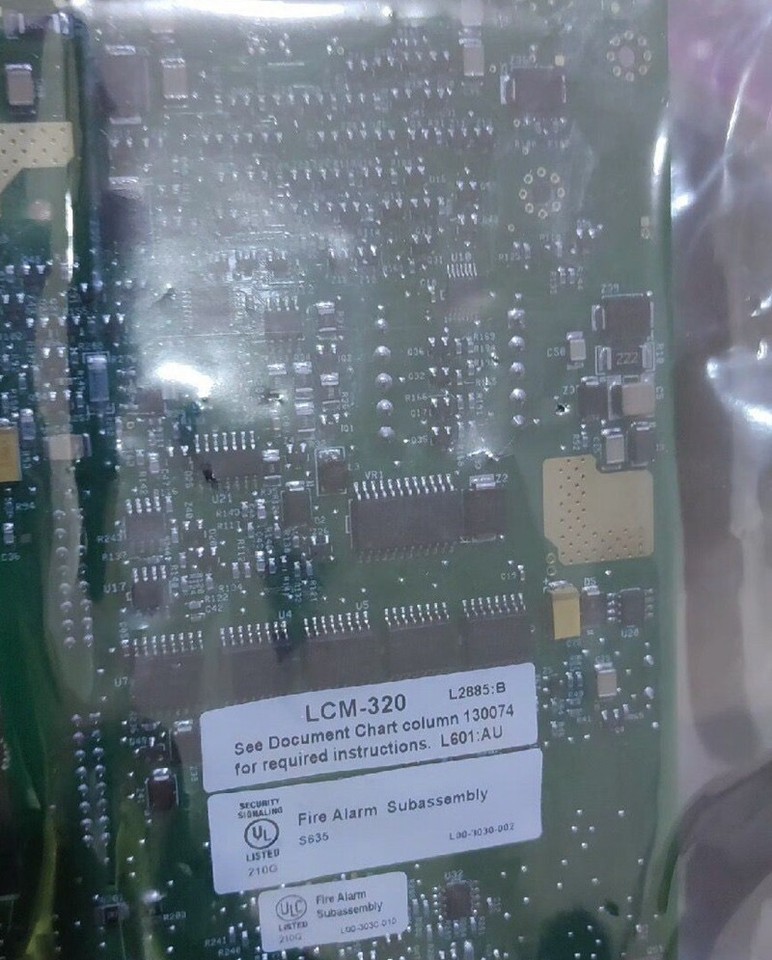 NOTIFIER LCM-320 New In Box Loop Expansion Card Main Card LCM320 Free ...