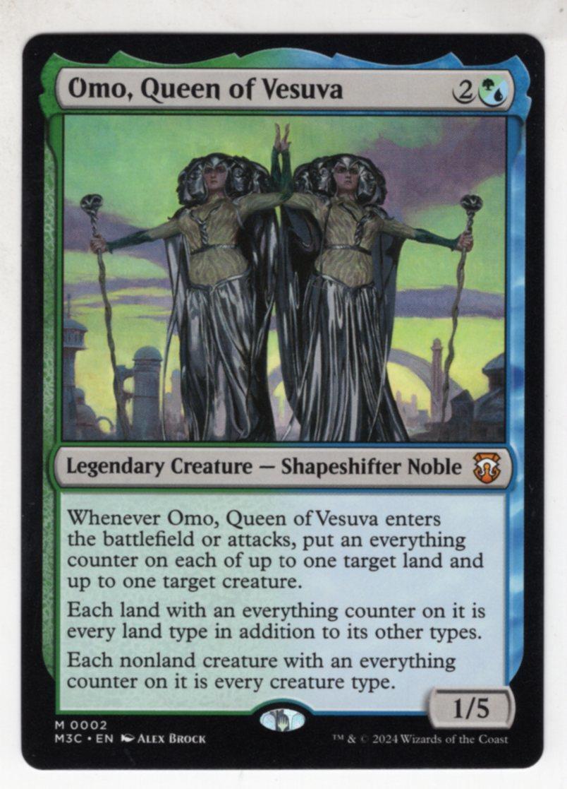 MTG Modern Horizons 3 Commander Mythic Card #0002 Omo Queen Of Vesuva ...