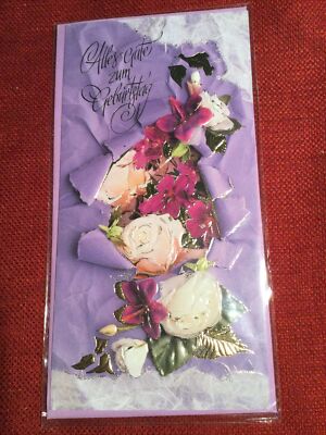 Bundle Of 6asso. Made In Germany Birthday Cards W/envelope, German ...