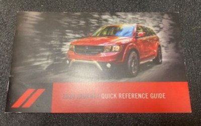 *SUPPLEMENT* 2020 20 DODGE JOURNEY REFERENCE ONLY GUIDE OWNER'S MANUAL ...