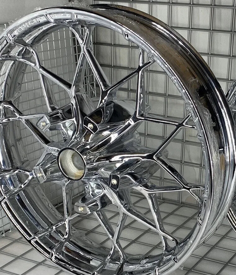 HARLEY PRODIGY FRONT TOURING CHROME WHEELS 2020-23 ROAD GLIDE OEM MAG ...