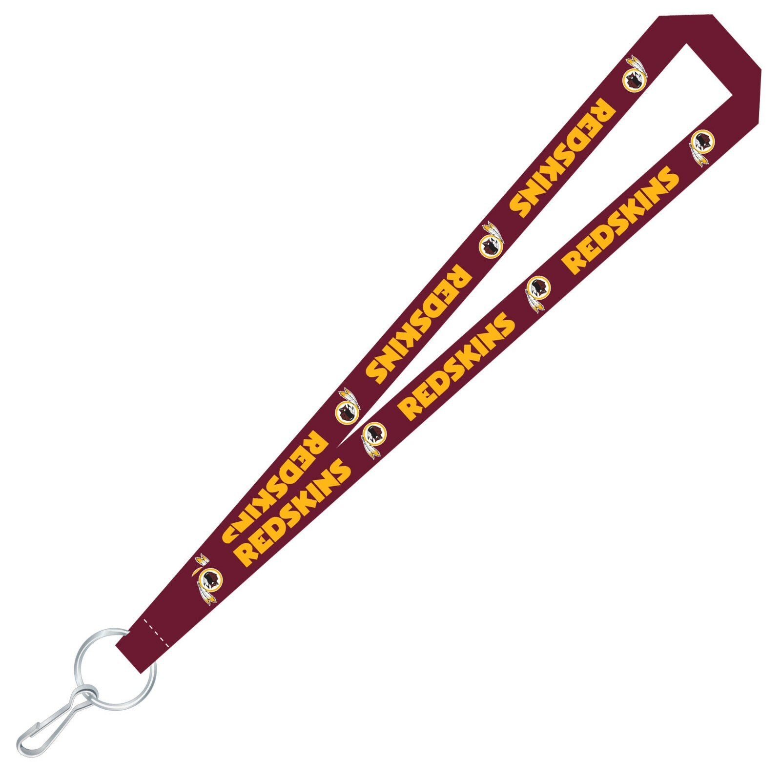 Washington Redskins PSG Maroon Logo Lanyard Super Soft Keychain ...