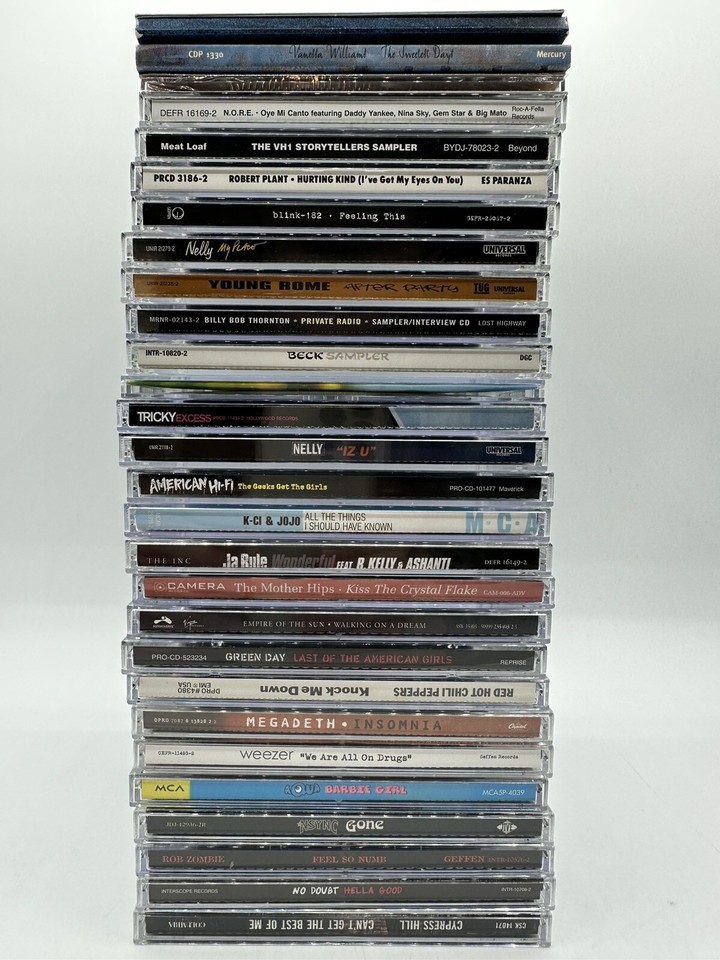 28 Promo CDs Single Collection Rare Mostly Singles Clean Discs Read ...