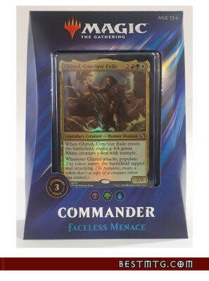 MTG Faceless Menace Primal Genesis MISPRINT Deck Commander 2019 Pack ...