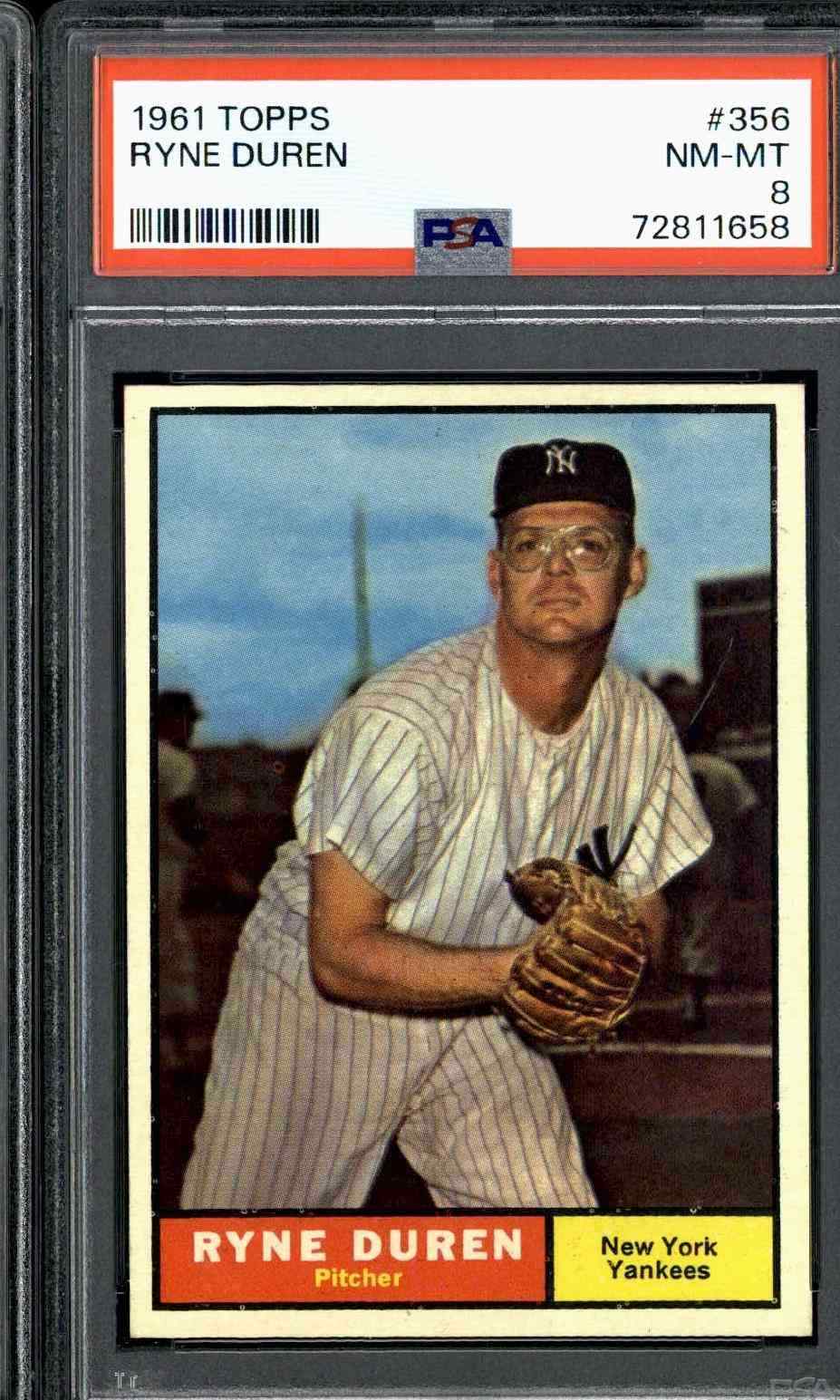 1961 Topps - #356 Ryne Duren for sale online | eBay