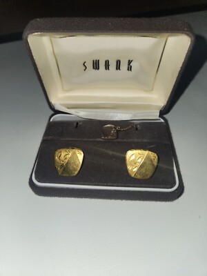 vintage swank cufflinks and tie pin | eBay
