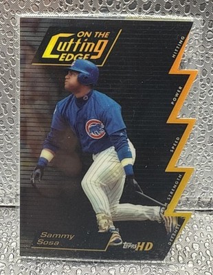 1999 Topps HD On The Cutting Edge Die Cut Sammy Sosa #CE8 | eBay