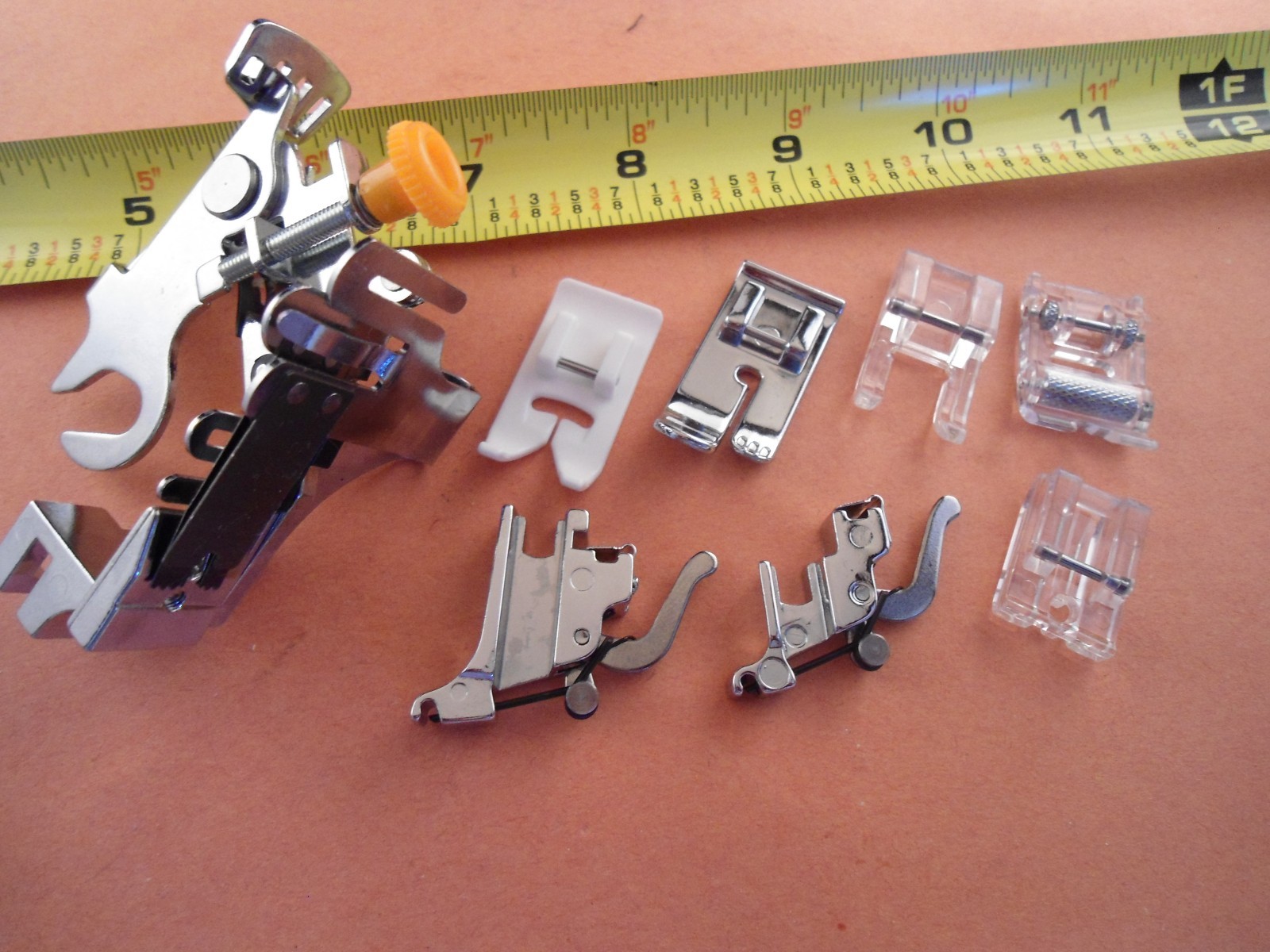 8 PCS UTILITY PRESSER FEET PACKAGE FOR SINGER FEATHERWEIGHT 221,222 | eBay