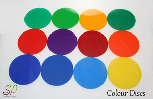 Coloured Acrylic Discs Over 18 Colours Laser Cut Diameters 100mm-600mm ...