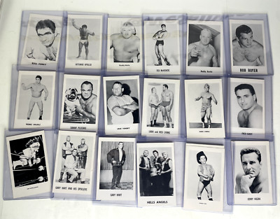 Vintage Wrestling Boyd Pierce Photo Cards 1970s NWA AWA WWF Andre Race ...