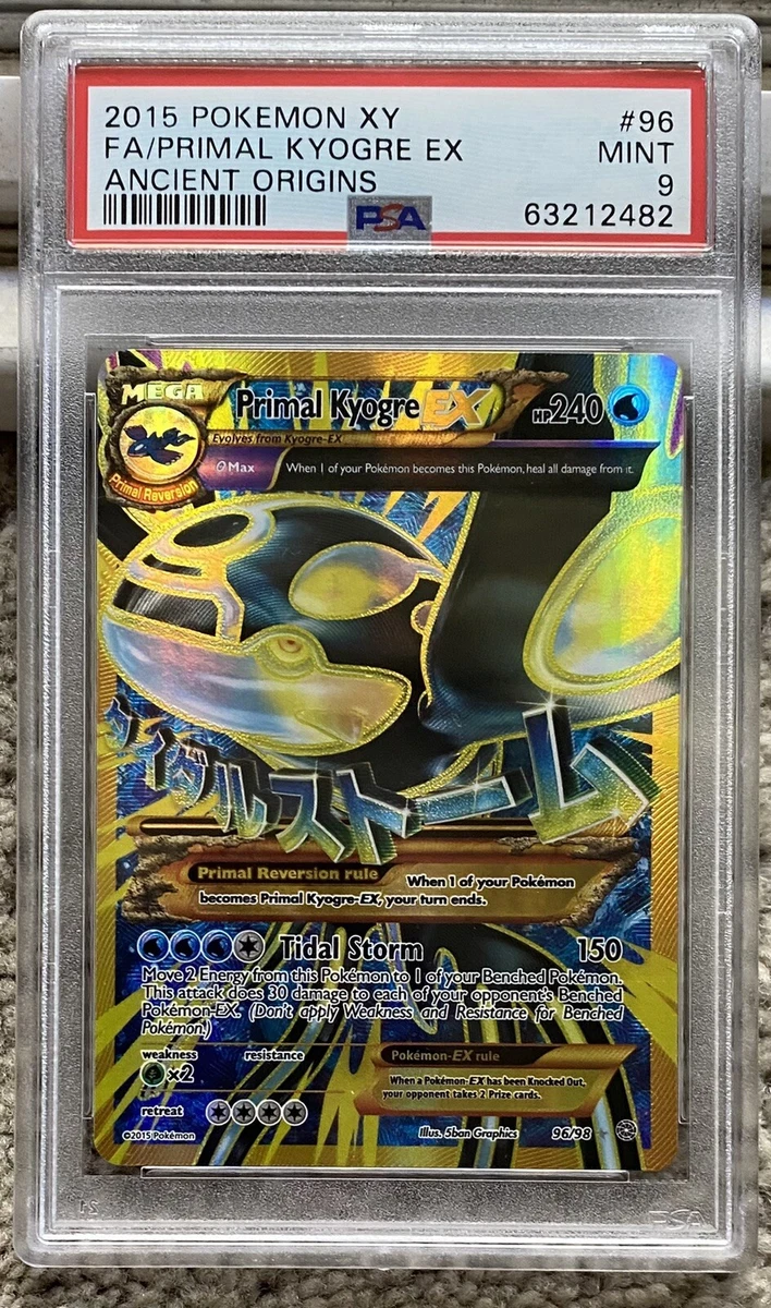 Pokemon Kyogre Ex Card