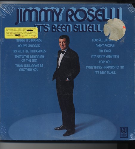SEALED Jimmy Roselli It's Been Swell Vinyl Record LP UAS 6747 | eBay